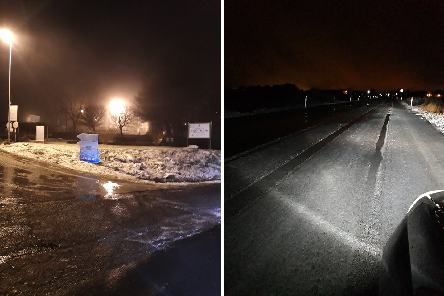 Torna la neve a Buccheri, imbiancata nella serata la zona di Monte ...