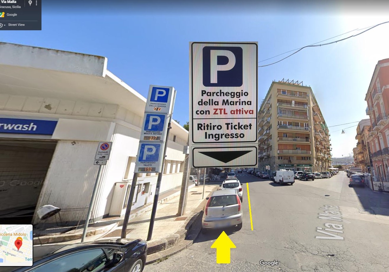 Parcheggio Marina e la Ztl: per accedervi senza multa, necessario ...